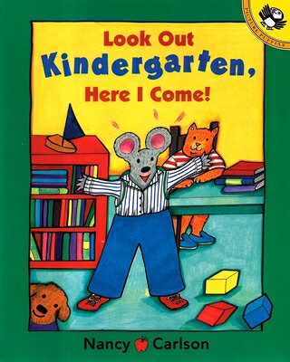 LOOK OUT KINDERGARTEN HERE Nancy Carlson PUFFIN BOOKS2001 Paperback English ISBN：9780140568387 洋書 Books for kids（児童書） Ju...