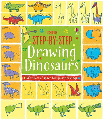 STEPーBYーSTEP DRAWING DINOSAURS StepーByーStep Drawing Fiona Watt Candice Whatmore USBORNE BOOKS2023 Paperback English ISBN...
