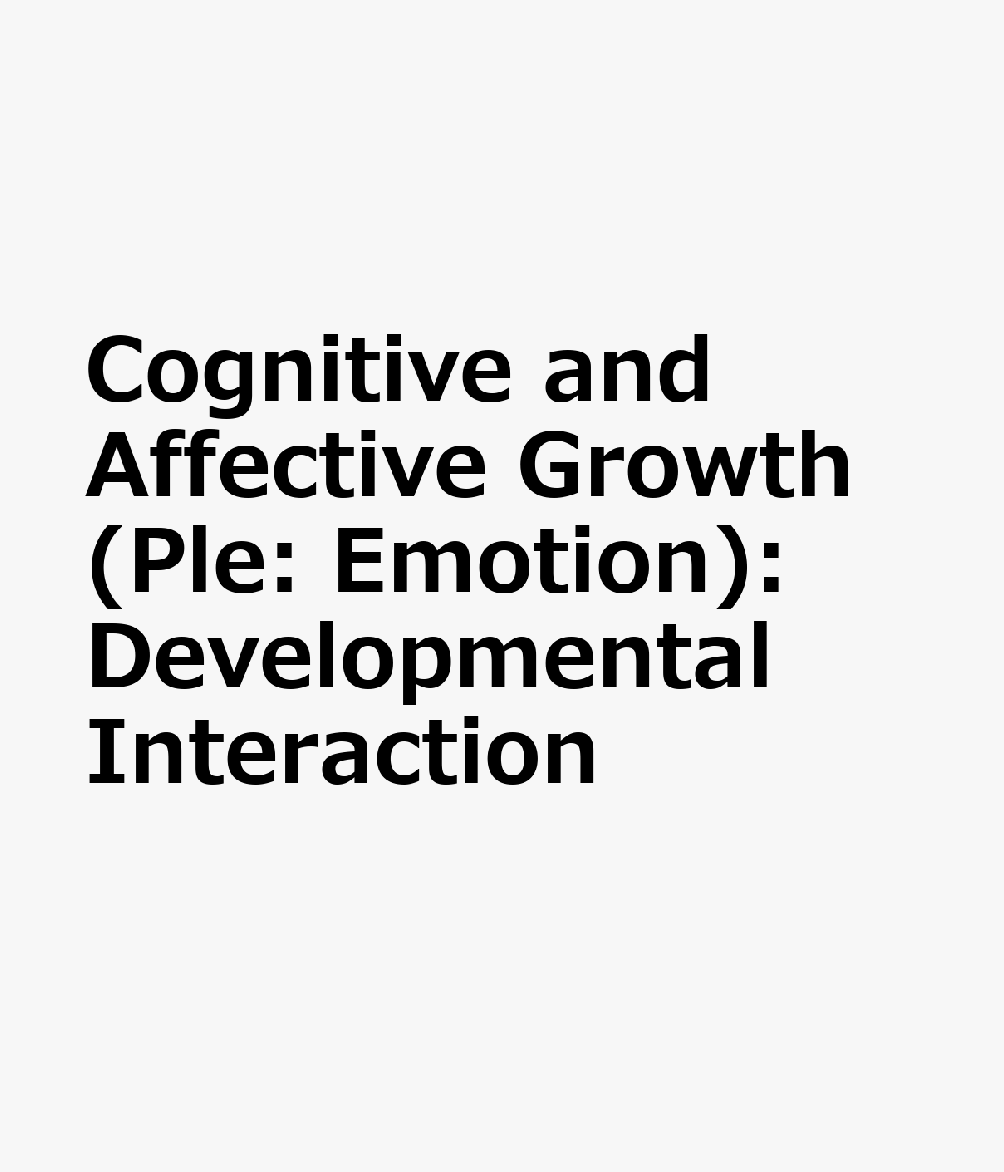 COGNITIVE & AFFECTIVE GROWTH ( Psychology Library Editions: Emotion Shapiro Edna Evelyn Weber PSYCHOLOGY PR2016 Paperbac...