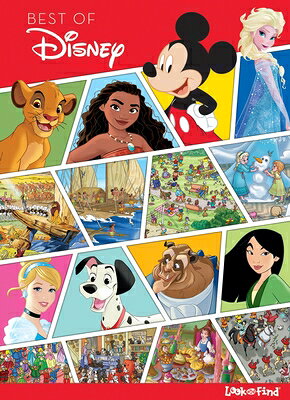 DISNEY BEST OF DISNEY LOOK & F Pi Kids Art Mawhinney Jaime Diaz Studios PI KIDS2023 Hardcover English ISBN：9781503768482...