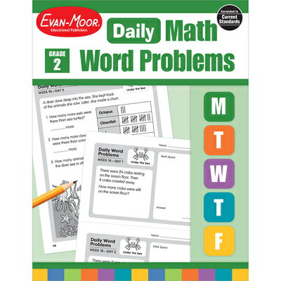 DAILY WORD PROBLEMS GRD 2 TEAC Daily Word Problems EvanーMoor Educational Publishers EVAN MOOR EDUC PUBL2019 Paperback Te...