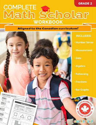 COMP MATH SCHOLAR GRD 2 Complete Math Scholar Cassie Hatt CHALKBOARD PUB2024 Paperback English ISBN：9781771058582 洋書 Fam...