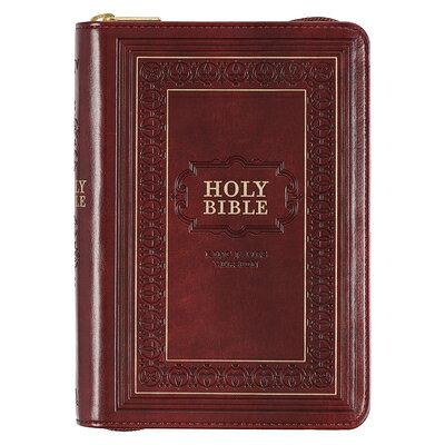 KJV BIBLE COMPACT LP (FAUX LEA Christian Art Gifts CHRISTIAN ART GIFTS2022 Leather English ISBN：9781642728651 洋書 NonーCla...
