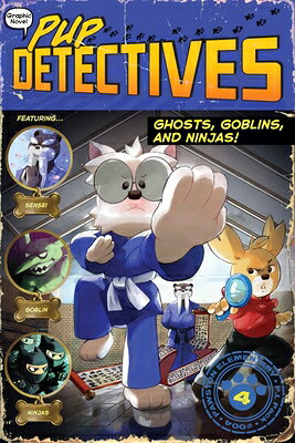 GHOSTS GOBLINS & NINJAS Pup Detectives Felix Gumpaw Glass House Graphics LITTLE SIMON2021 Paperback English ISBN：9781534...