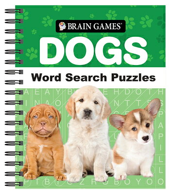 BRAIN GAMES ー DOGS WORD SEARCH Brain Games Publications International Ltd Brain Games PUBN INTL2021 Spiral English ISBN：...