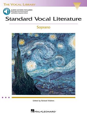 STANDARD VOCAL LITERATURE AN I Vocal Library Hal Leonard Corp Richard Walters HAL LEONARD PUB CO2005 Paperback English A...