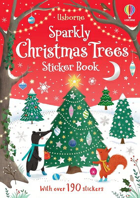 SPARKLY XMAS TREES Sparkly Sticker Books Jessica Greenwell Lucy Barnard USBORNE BOOKS2024 Paperback English ISBN：9781805...