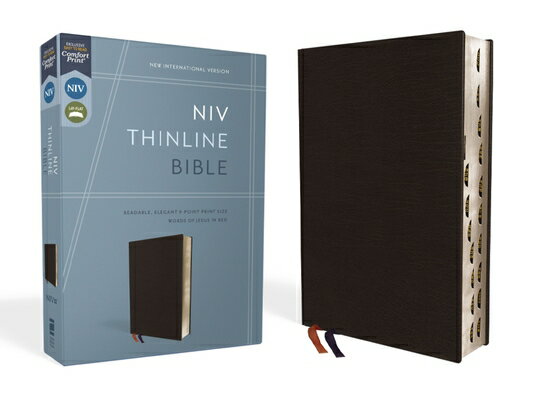 NIV THINLINE BIBLE BOND BLACK Zondervan ZONDERVAN2017 Bonded　Leather Special English ISBN：9780310448778 洋書 NonーClassifia...