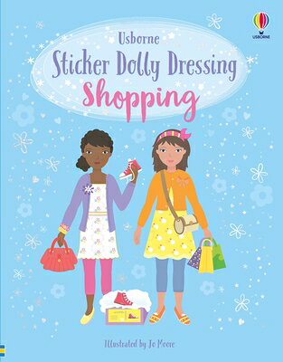 SDD SHOPPING Sticker Dolly Dressing Fiona Watt Jo Moore USBORNE BOOKS2024 Paperback English ISBN：9781805078791 洋書 Books ...