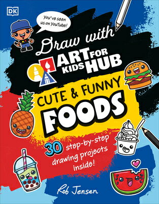 DRAW W/ART FOR KIDS HUB CUTE & Draw with Art for Kids Hub Rob Jensen Art for Kids Hub DK PUB2024 Paperback English ISBN：...
