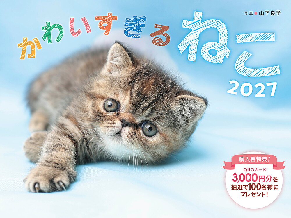 MdNカレンダー2027 山下良子 インプレスニセンニジュウナナ　カワイスギルネコカレンダー ヤマシタヨシコ 発行年月：2026年09月14日 予約締切日：2026年07月01日 ページ数：28p サイズ：単行本 ISBN：97842952...