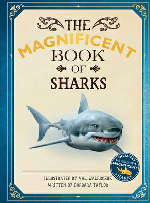 MAGNIFICENT BK OF SHARKS Magnificent Book of Barbara Taylor Val Walerczuk SILVER DOLPHIN BOOKS2025 Hardcover English ISB...