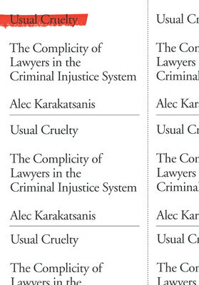 USUAL CRUELTY Alec Karakatsanis NEW PR2025 Paperback English ISBN：9781620979143 洋書 Social Science（社会科学） Law
