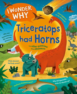 I WONDER WHY TRICERATOPS HAD H I Wonder Why Rod Theodorou KINGFISHER2024 Paperback English ISBN：9780753479230 洋書 Books f...