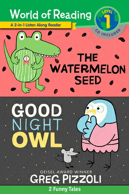 WATERMELON SEED & GOOD NIGHT O World of Reading Greg Pizzoli Greg Pizzoli LITTLE BROWN & CO2019 Paperback English CD (AU...