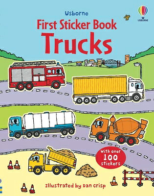 1ST STICKER BK TRUCKS First Sticker Books Sam Taplin Dan Crisp USBORNE BOOKS2023 Paperback English ISBN：9781805319399 洋書...
