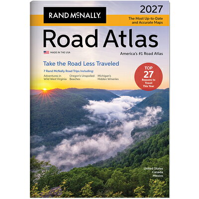 RM 2027 ROAD ATLAS Rand McNally RAND MCNALLY2026 Other English ISBN：9780528029486 洋書 Travel（旅行） Travel
