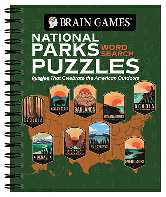 BRAIN GAMES ー NATL PARKS WORD Brain Games Publications International Ltd Brain Games PUBN INTL2022 Spiral English ISBN：9...