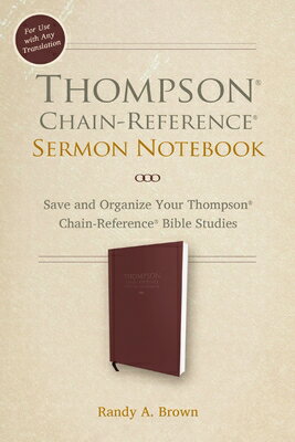 THOMPSON CHAINーREF SERMON NOTE Randy A. Brown ZONDERVAN2024 Imitation　Leather English ISBN：9780310159582 洋書 Social Scien...