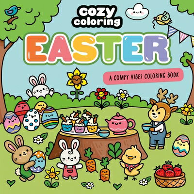 COLOR BKーCOZY COLORING EASTER Cozy Coloring HARPERCOLLINS2026 Paperback English ISBN：9780063489585 洋書 Books for kids（児童書...