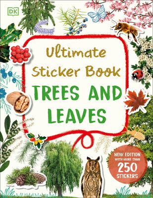 ULTIMATE STICKER BK TREES & LE Ultimate Sticker Book DK DK PUB2024 Paperback English ISBN：9780744099621 洋書 Books for kid...