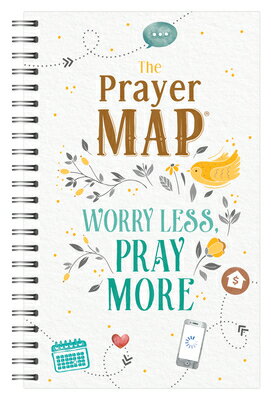 PRAYER MAP WORRY LESS PRAY MOR Faith Maps Compiled by Barbour Staff BARBOUR PUBL INC2024 Spiral English ISBN：97816360996...
