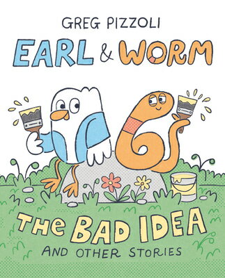EARL & WORM #1 THE BAD IDEA & Earl and Worm Greg Pizzoli KNOPF2025 Hardcover English ISBN：9780593649664 洋書 Books for kid...