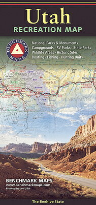 MAPーUTAH RECREATION MAP 2024/E Benchmark National Geographic Maps BENCHMARK MAPS2024 Folded English ISBN：9780783499673 洋...