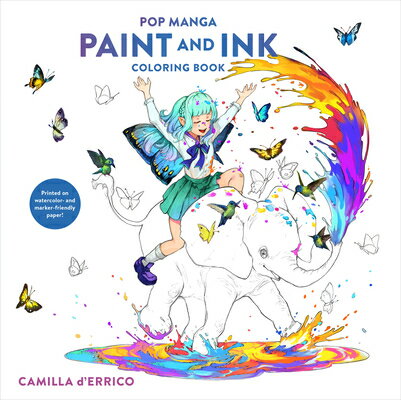 COLOR BKーPOP MANGA PAINT & INK Camilla D'Errico WATSON GUPTILL PUBN2026 Paperback English ISBN：9780593839690 洋書 Family l...