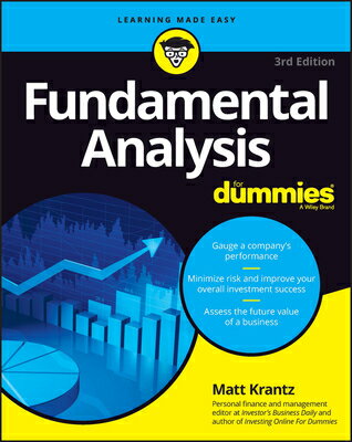 FUNDAMENTAL ANALYSIS FOR DUMMI Matthew Krantz FOR DUMMIES2023 Paperback English ISBN：9781394159697 洋書 Business & SelfーCu...