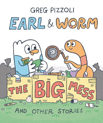 EARL & WORM #2 THE BIG MESS & Earl and Worm Greg Pizzoli KNOPF2025 Hardcover English ISBN：9780593649701 洋書 Books for kid...