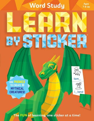 LEARN BY STICKER WORD STUDY Learn by Sticker Workman Publishing WORKMAN PR2025 Paperback English ISBN：9781523529728 洋書 B...