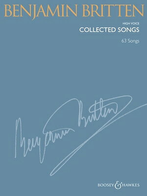 BENJAMIN BRITTEN ー COLL SONGS Benjamin Britten Richard Walters BOOSEY & HAWKES2014 Paperback English ISBN：9781423429753 ...