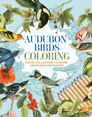 AUDUBON BIRDS COLORING KIT Sirius Coloring Kits John James Audubon Peter Gray SIRIUS ENTERTAINMENT2025 Paperback English...