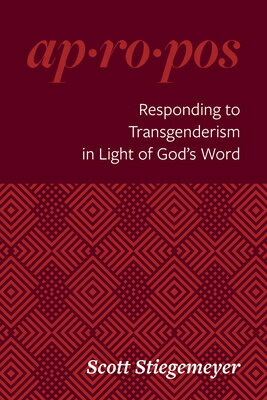 APROPOS Scott Stiegemeyer CONCORDIA PUB HOUSE2026 Paperback English ISBN：9780758679772 洋書 Social Science（社会科学） Religion