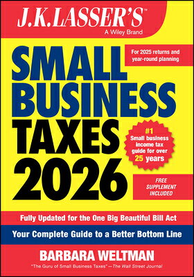 JK LASSERS SMALL BUSINESS TAXE J.K. Lasser Barbara Weltman WILEY2025 Paperback English ISBN：9781394359790 洋書 Business & ...