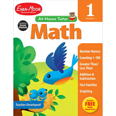 AT HOME TUTOR MATH GRD 1 AtーHome Tutor: Math EvanーMoor Educational Publishers EVAN MOOR EDUC PUBL2014 Paperback English ...