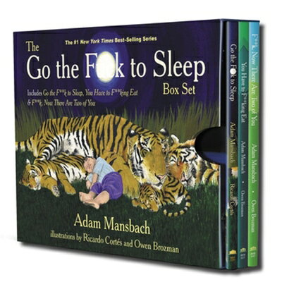 GO THE FUCK TO SLEEP BOX SET Go the F to Sleep Adam Mansbach Ricardo Corts Owen Brozman AKASHIC BOOKS2021 Hardcover Engl...