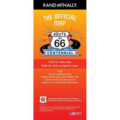 MAPーRM THE OFF ROUTE 66 CENTEN Rand McNally RAND MCNALLY2026 Folded English ISBN：9780528029936 洋書 Travel（旅行） Travel