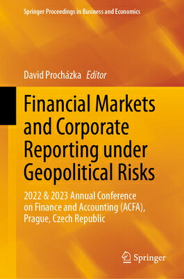 FINANCIAL MARKETS & CORPORATE Springer Proceedings in Business and Economics David Prochzka SPRINGER NATURE2024 Hardcove...