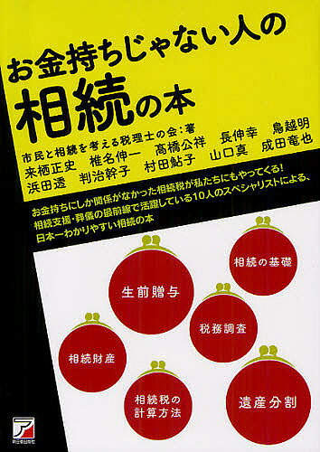 著者市民と相続を考える税理士の会(著)出版社明日香出版社アシスト出版部発売日2012年02月ISBN9784756915238ページ数269Pキーワードおかねもちじやないひとのそうぞくの オカネモチジヤナイヒトノソウゾクノ しみん／と／そう...
