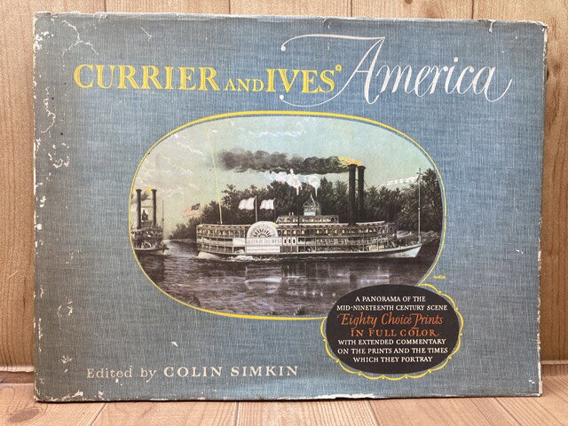 商品名 洋書/CURRIER & IVES クーリェ＆アイビス アメリカ/版画家によるアメリカの人々 著者 出版社 DOUBLEDAY DORAN 発売日 1952 備考 【可】　カバー難（虫損劣化強、破れ傷み他）/小口シミ有り/サイズ約3...