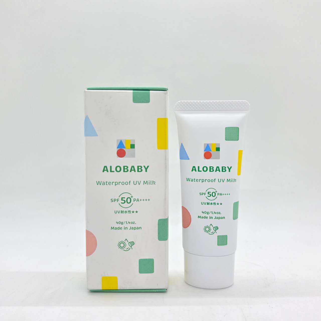日焼け止め アロベビー ウォータープルーフ UV ミルク SPF50 PA⁺⁺⁺ 単品 国産 無添加 ディート不使用 紫外線吸収剤不使用 赤ちゃん 無添加 オーガニック ノンケミカル ウォータープルーフなので汗・水に強く、春夏の水遊びや海水...