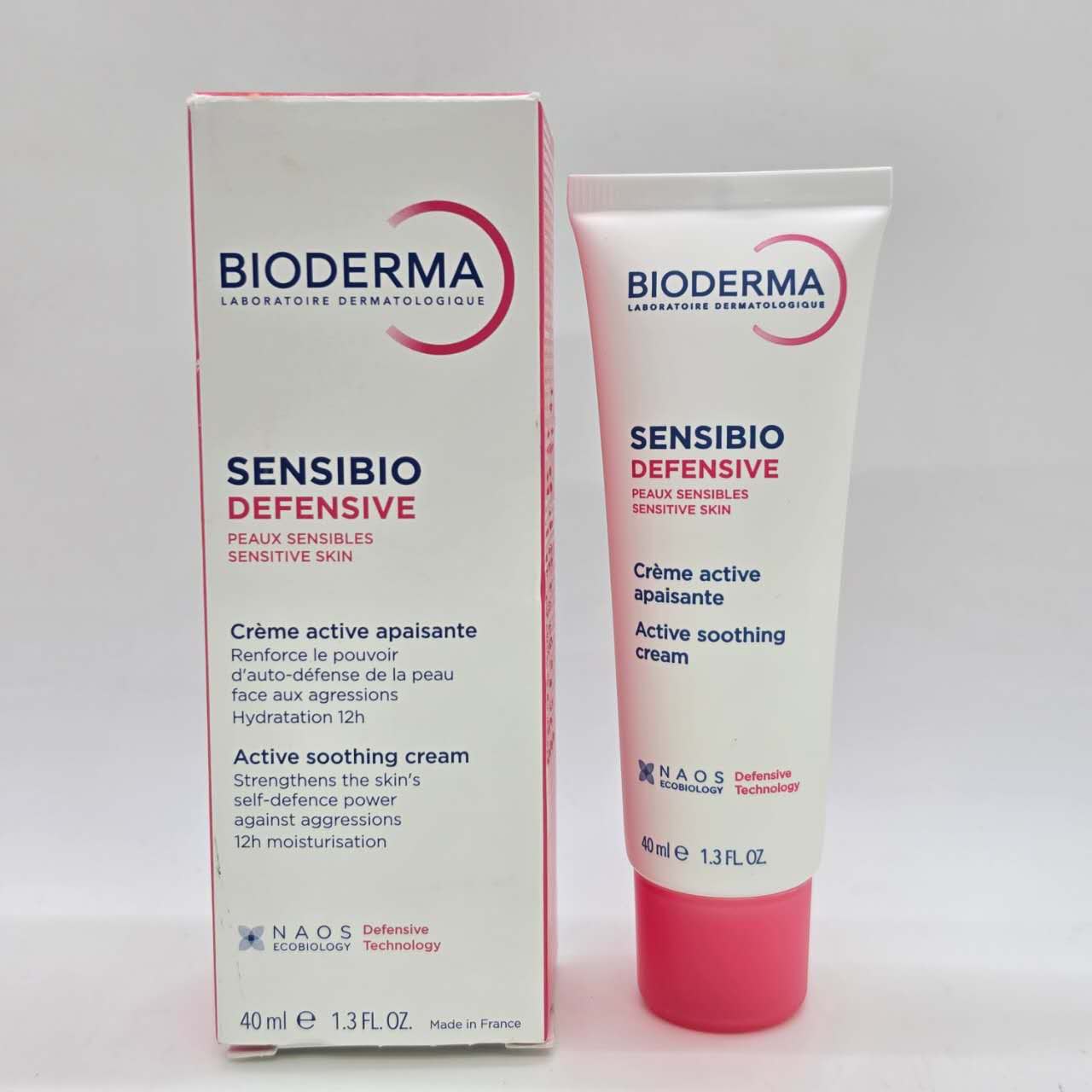 ビオデルマ (Bioderma) サンシビオ クリーム センシディフェンス 40mL 敏感肌用 クリーム（スキンケア 無香料 無着色 アルコールフリー パラベンフリー 弱酸性 エチルアルコール無添加） ゆらぎ肌のための　「素肌力」を守り　育...