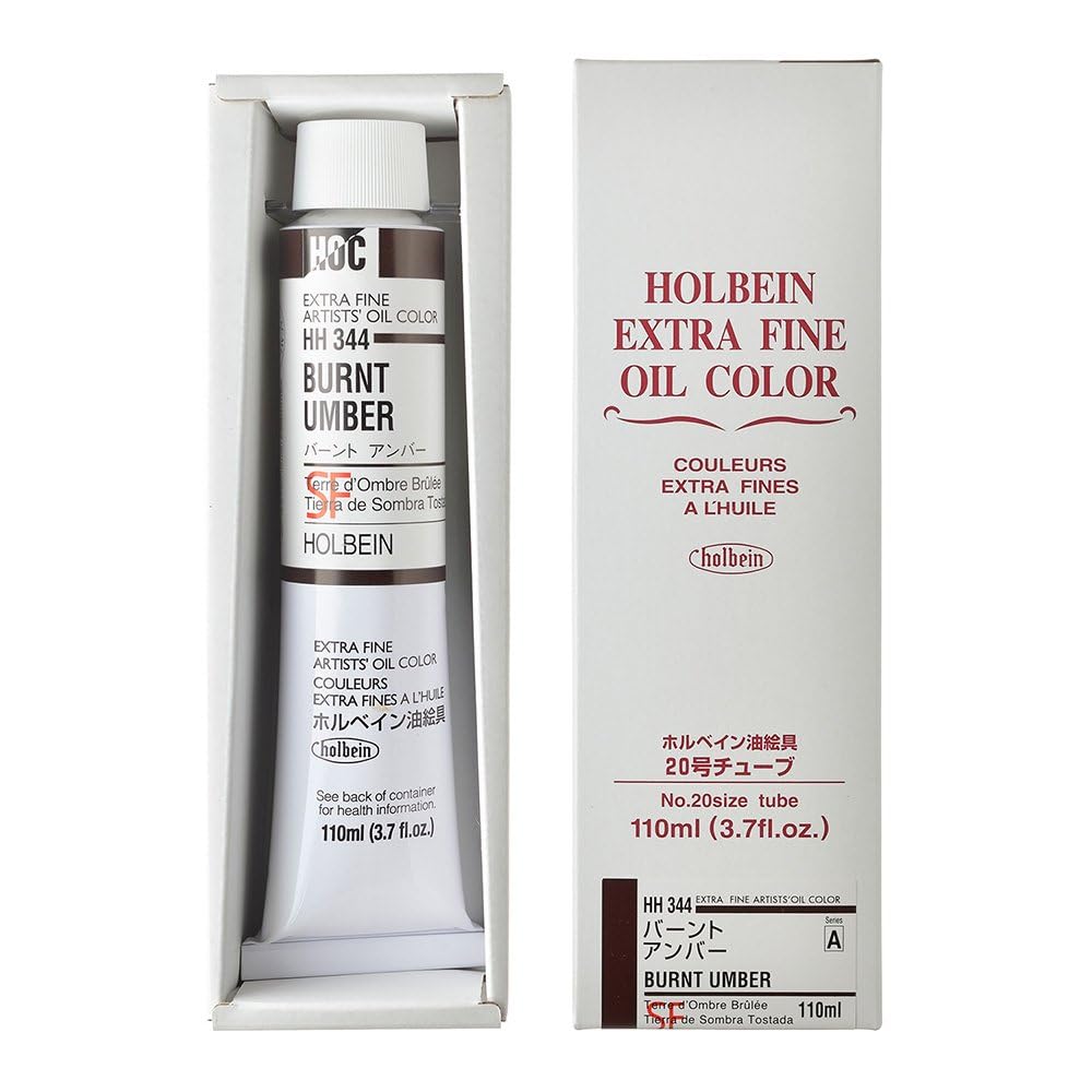 サイズ：110ml◆商品名：ホルベイン 油絵具 HH344 110ml バーントアンバー 10344対象性別 :男女共用ホルベイン油絵具は現在世界で一番厳格な米国ASTMの基準に準じて紫外線曝露テストを行い、チューブに耐光性を4段階で表示し...