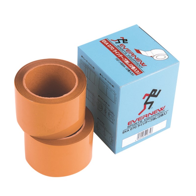 商品情報[ 商品詳細 ]●フロアに貼られたラインテープを一時的に消したい場合に、貼られたテープを覆う形でマスキングするためのテープです。特に需要が多い5cm幅を覆い隠せる7cm幅を採用。長さ50mテープの2巻組みです。●フロアに貼られたライ...