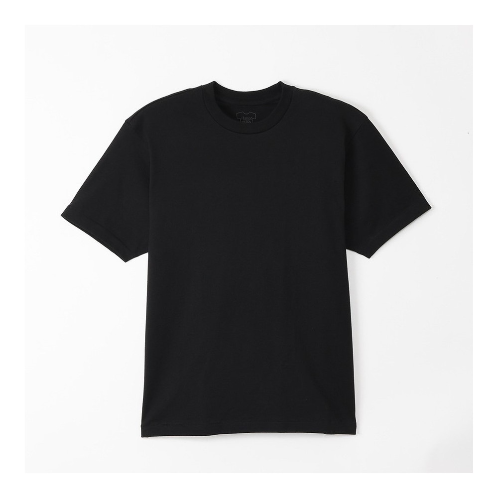 Pack-T（パックT）のパイオニア、Hanes(R)（ヘインズ）が提案する、“Hanes(R) T-SHIRTS KURO”（ヘインズ Tシャツ クロ） クルーネックTシャツです。生地は3P-T（3枚入りパックTシャツ）赤ラベルで使用して...