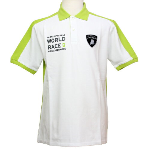 ランボルギーニ社が自らプロデュースし、販売を手掛けるランボルギーニ社純正商品。 左胸にシールドロゴのワッペン、右胸にレース名の文字がラバーでレイアウトされたにぎやかなデザインのポロシャツ。 正面と背中側でカラーリングが違うのも特徴的！ 背中...