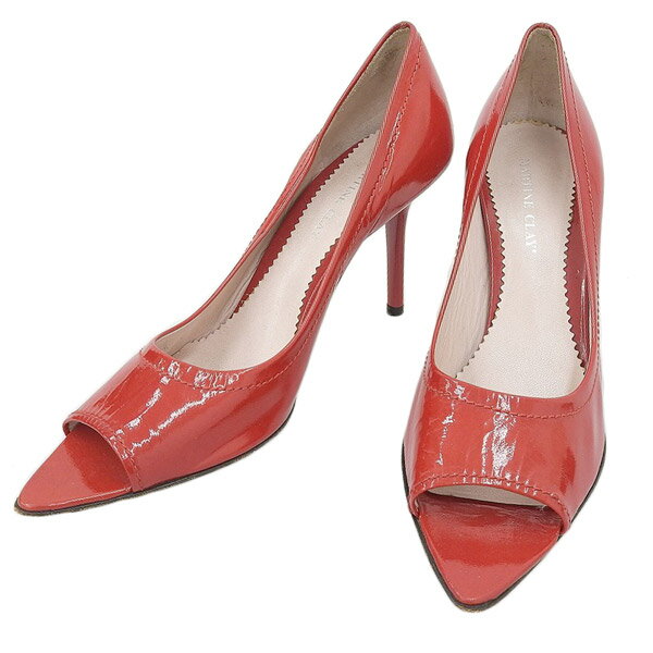 商品タイトル マーティン クレイ MARTINE CLAY パテント オープントゥ ヒール パンプス 赤 size38 1/2 [M02588] 管理番号 BR07548 状態ランク A 状態詳細 一般的な使用感はありますが、使用に問題のな...