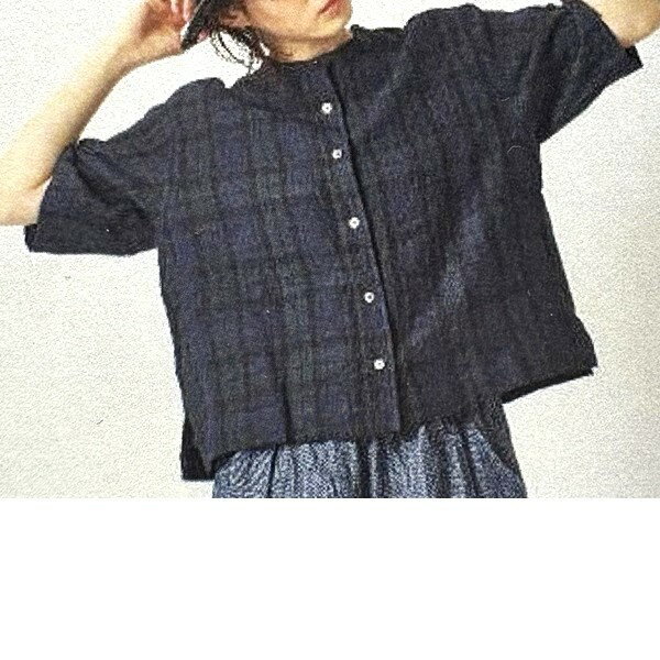 商品説明素材 リネン100% サイズ SIZE:F 身丈58cm 肩幅48cm バスト巾58cm 天巾20cm AH(値)23cm 袖丈25cm 裾巾59cm 平置き計測　多少の誤差あり モデル身長167cm カラーについて 商品写真はでき...